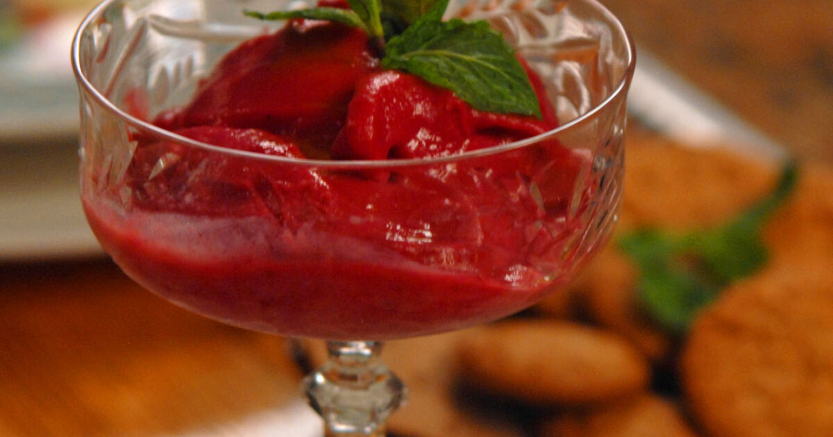 Raspberry-Banana Sorbet | PBS Food